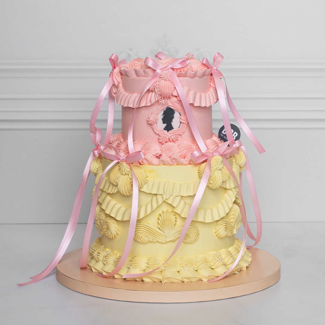 Two-Tier Vintage Portrait Cake - Bob the Baker Boy