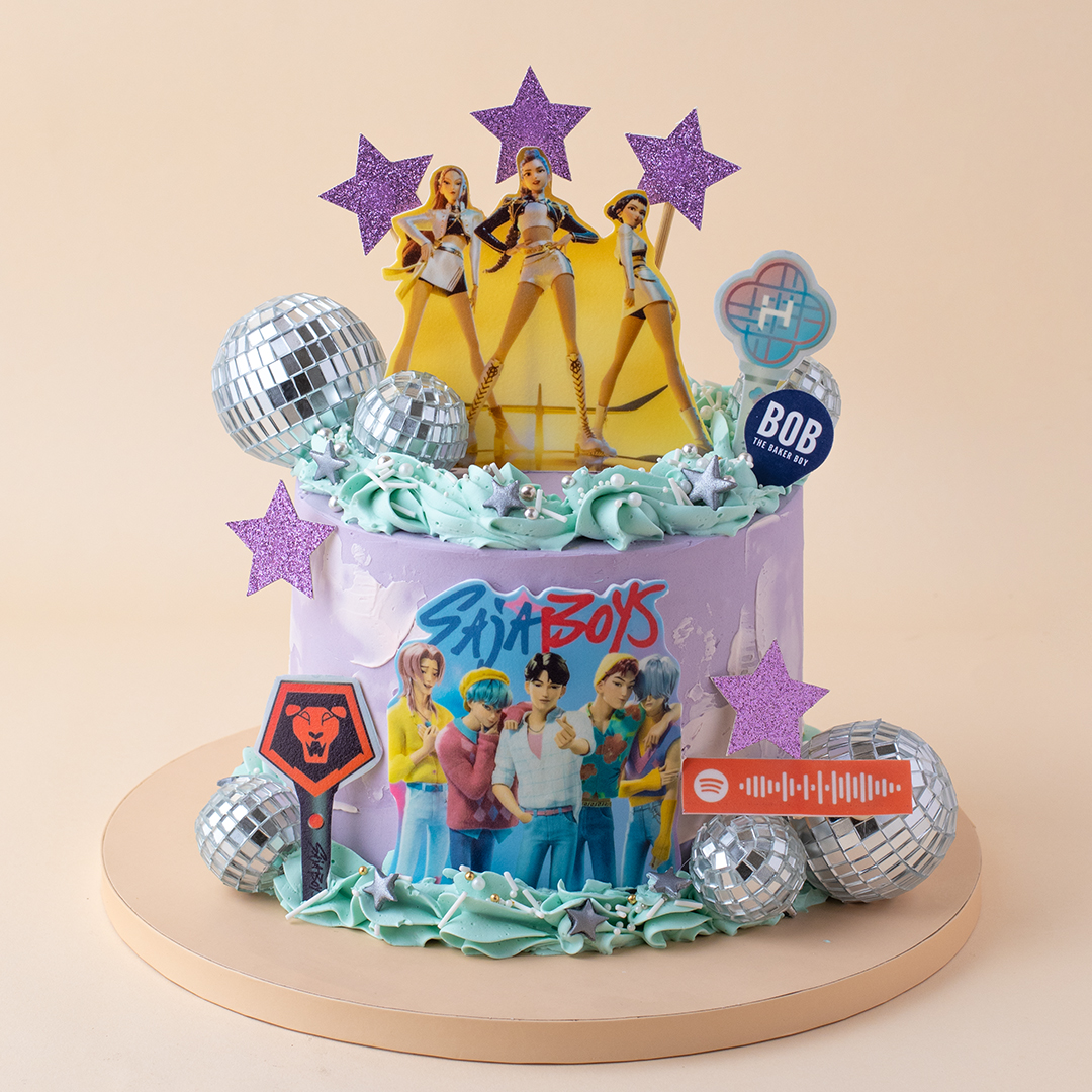 Ultimate Demon Hunters Fan Birthday Cake - Bob the Baker Boy