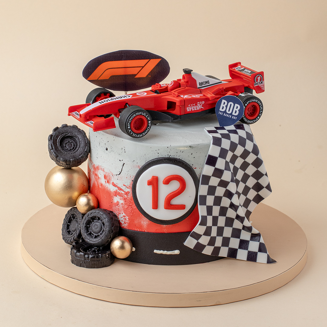 Formula One (F1) Racing Birthday Cake - Bob the Baker Boy