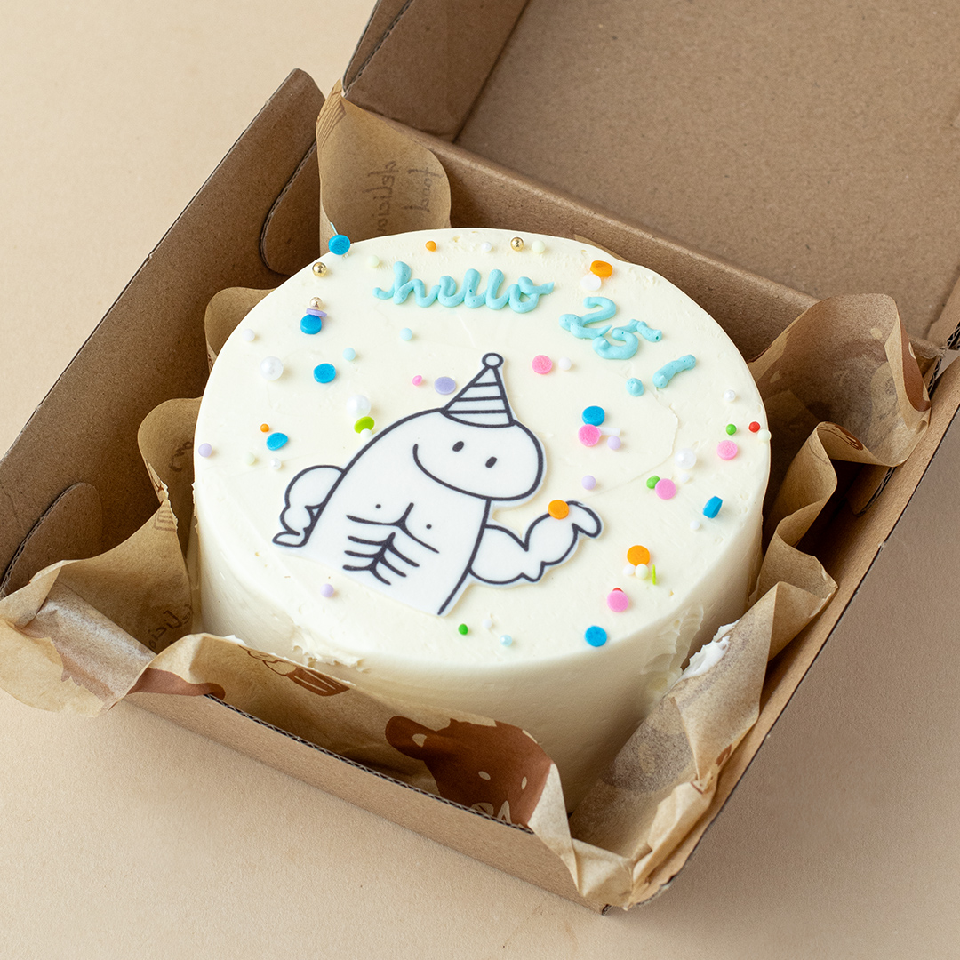 Gym Bro Meme Birthday Bento Cake - Bob the Baker Boy