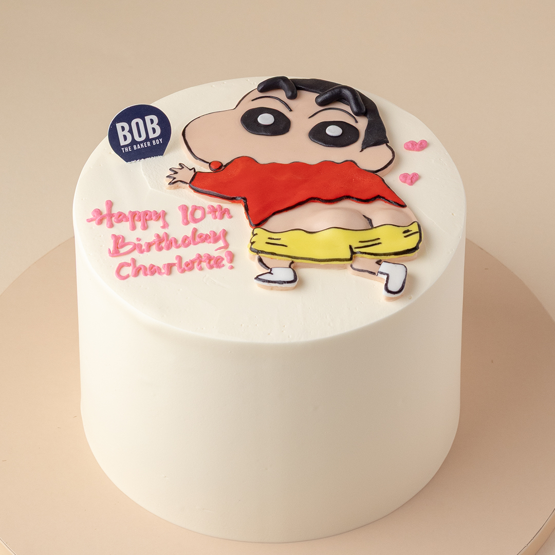 2D Crayon Shin Chan Cake - Bob the Baker Boy